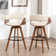 George Oliver Joeanne Faux Leather Swivel 26'' Counter Stool & Reviews ...