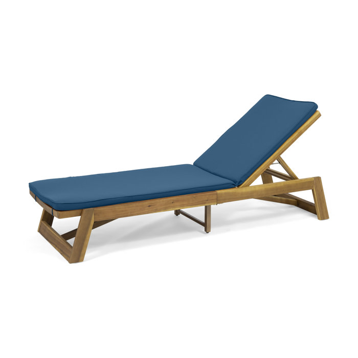 Beachcrest Home Vinita Outdoor Chaise Lounge & Reviews | Wayfair