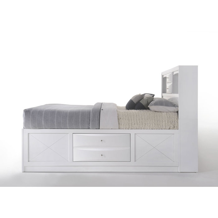 Lark Manor Crowson Bookcase Storage Bed & Reviews | Wayfair