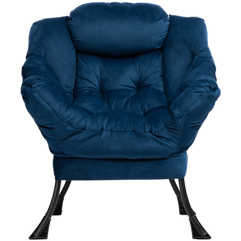 Red Barrel Studio® Biranna 31.5" Wide Modern Lazy Chair, Thick Padded ...