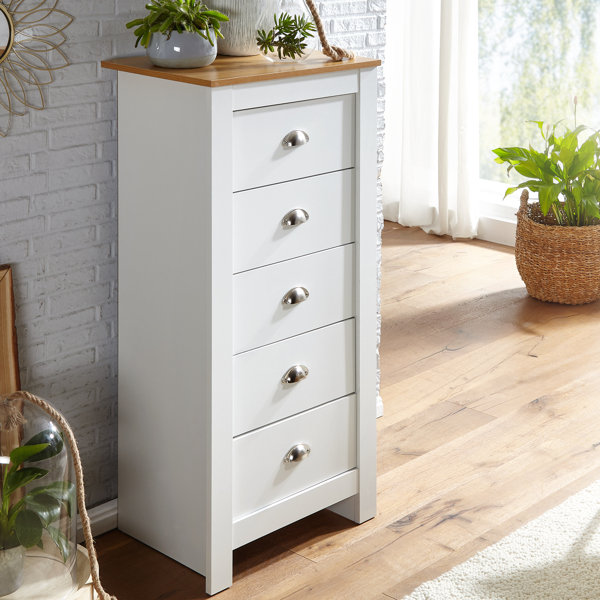 Brambly Cottage Carin 53 Cm Wide 5 Drawer Sideboard | Wayfair.co.uk