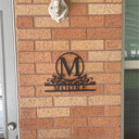 SIGNLEADER Custom Metal Signs Metal Name Sign Metal Wall Art Split ...