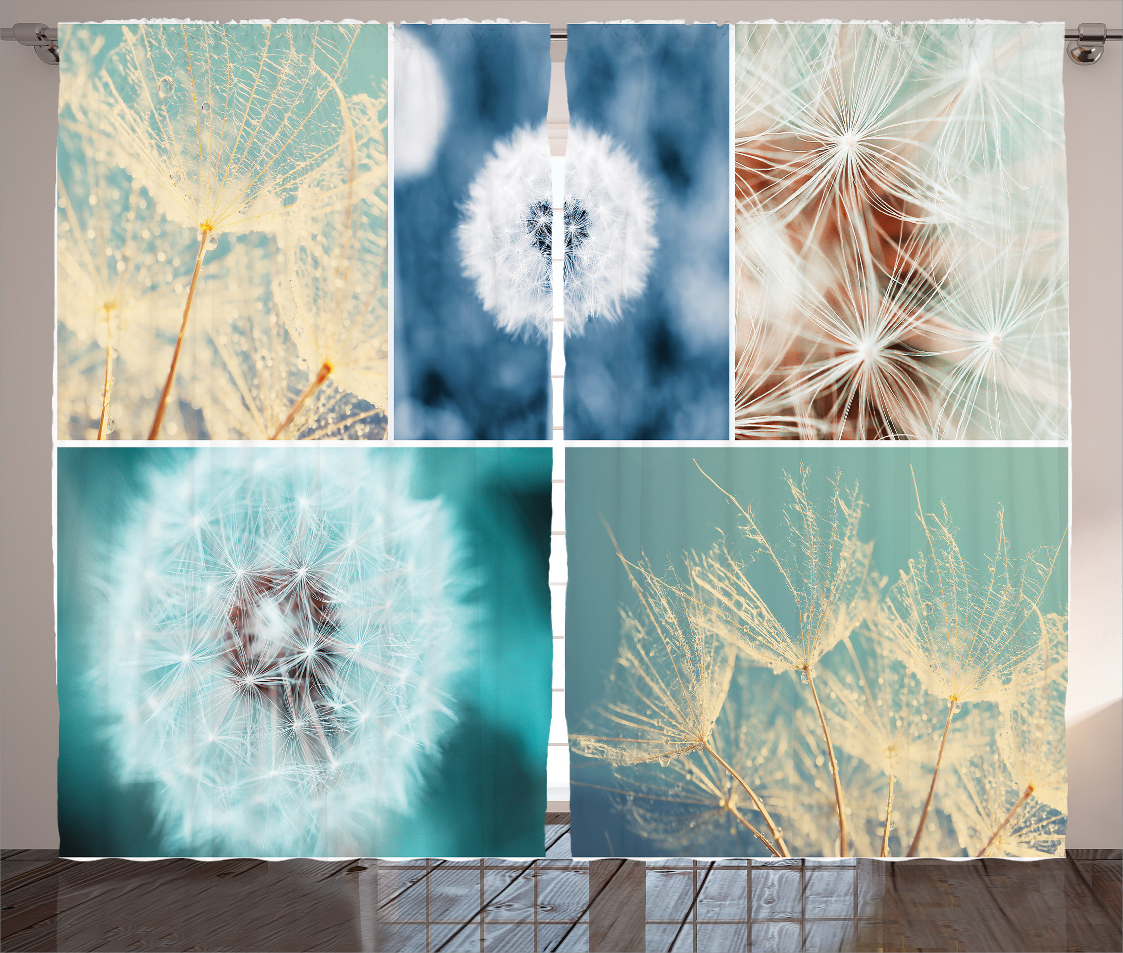 East Urban Home Home Blooming Dandelion Flowers Fluffy Soft Purity ...