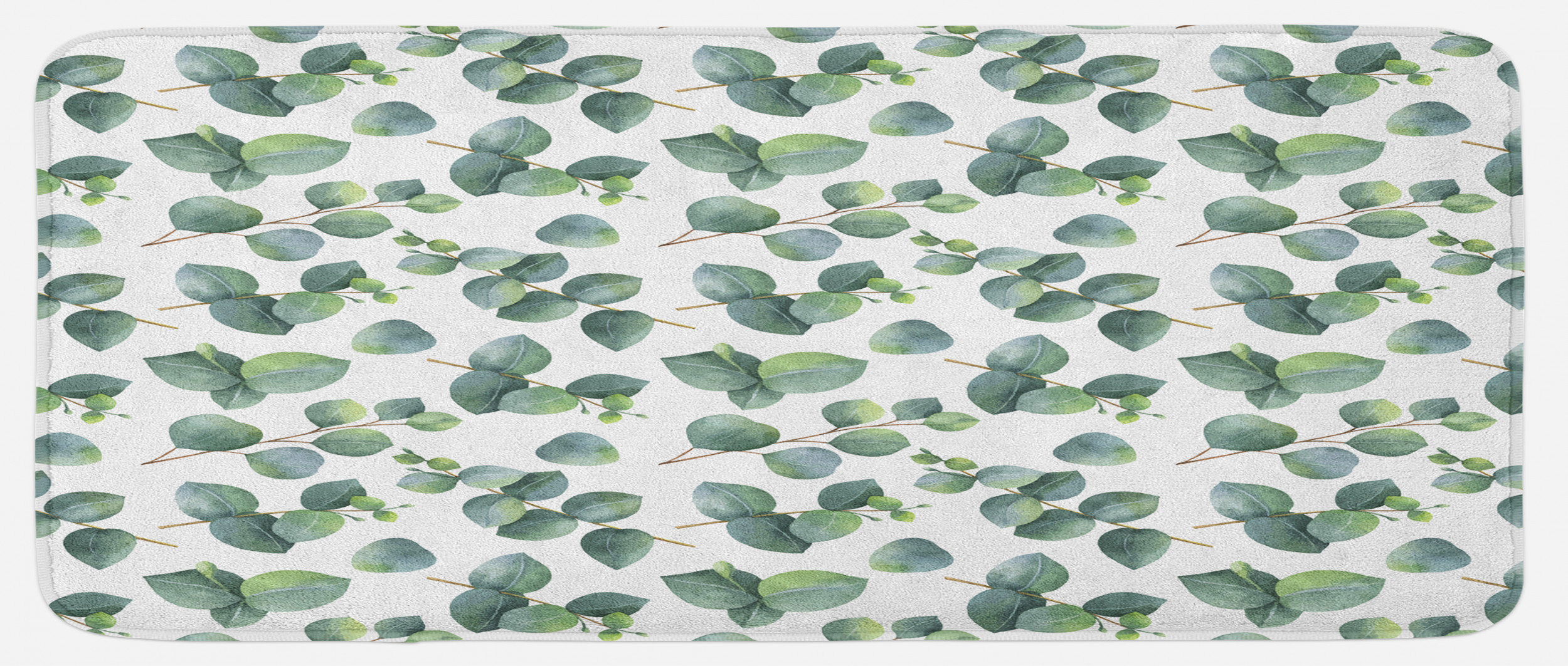 East Urban Home Leaf Kitchen Mat | Wayfair