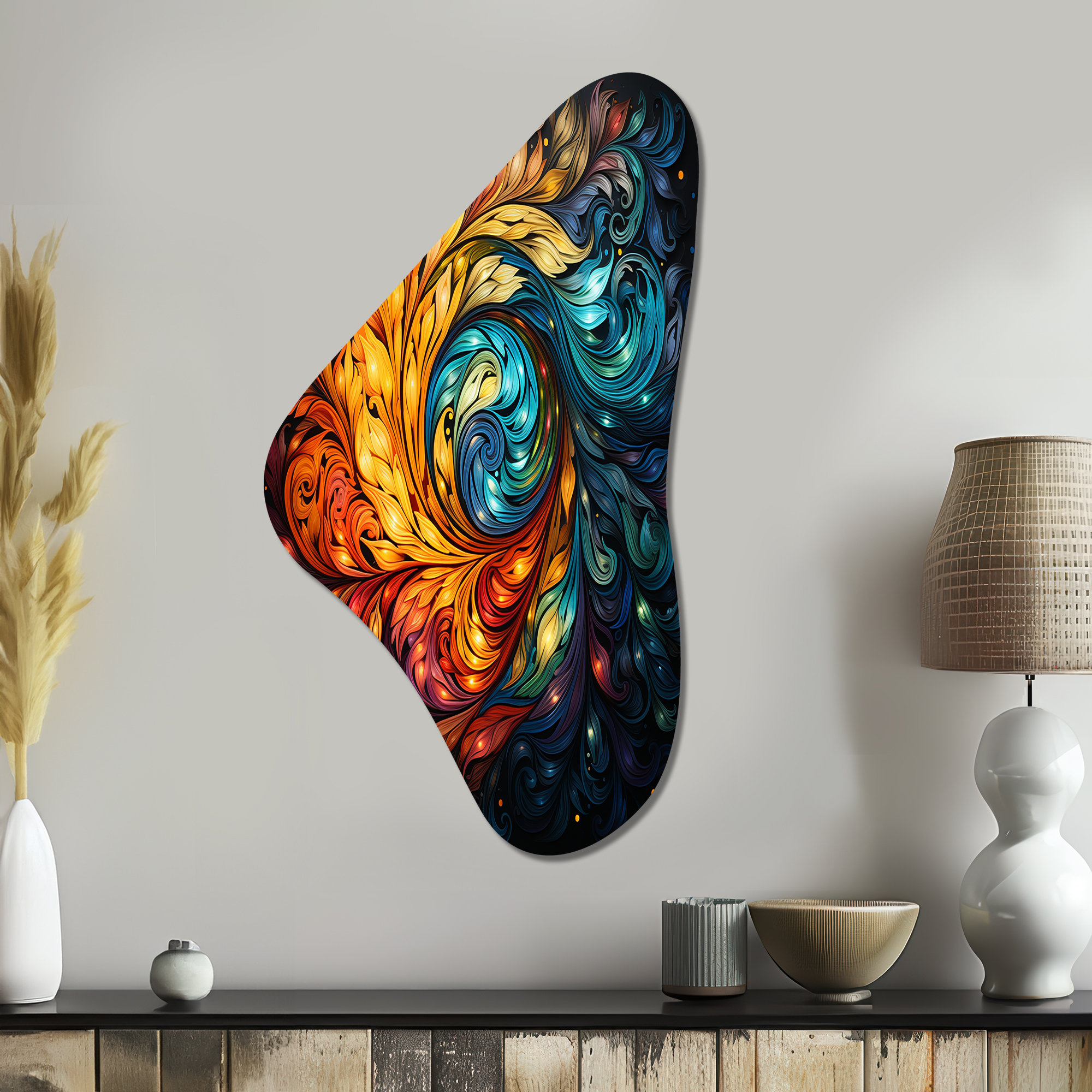 Design Art Colorful Indian Art Mystic Rangoli III - Indian Art ...