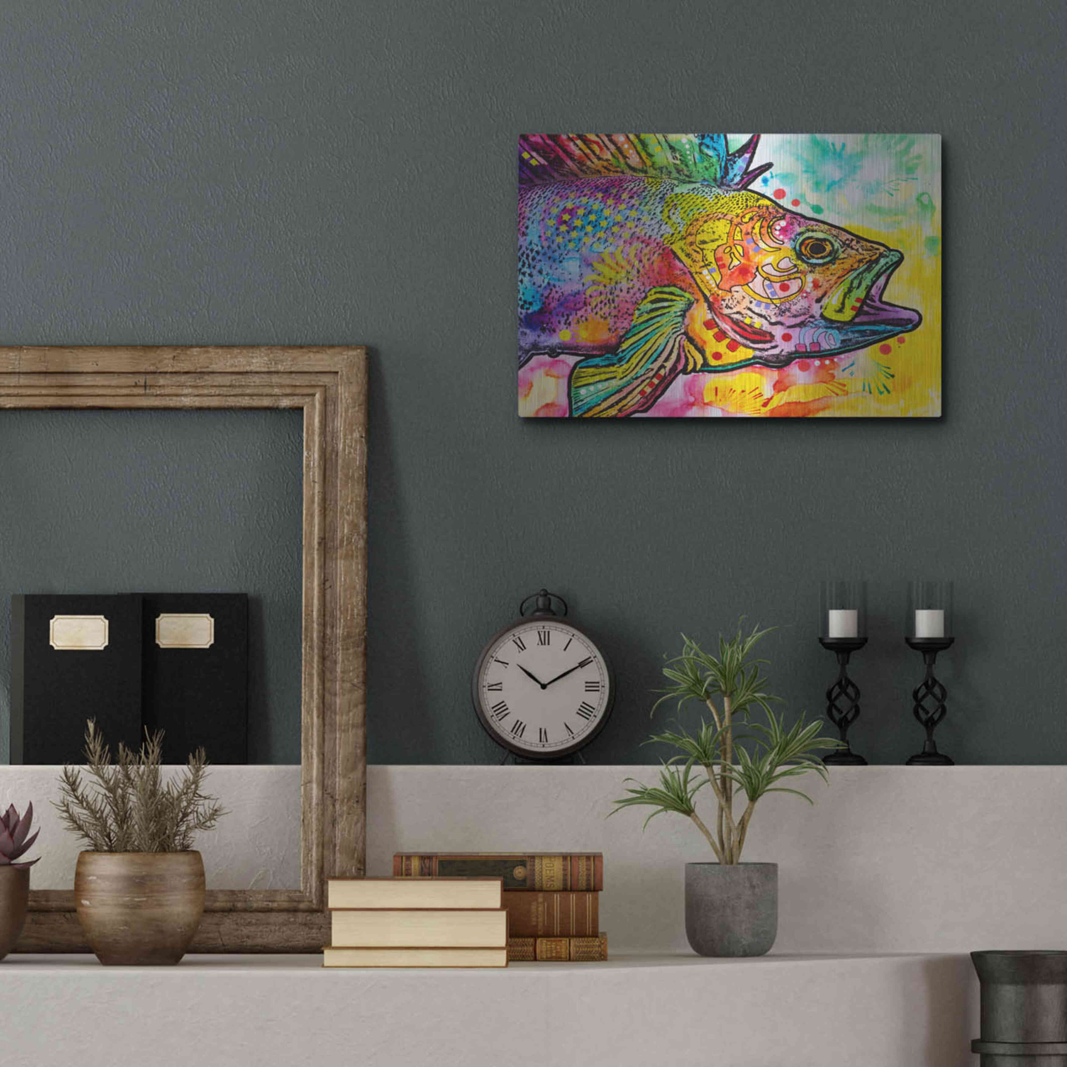 Dovecove Fish by Dean Russo - Unframed Print on Metal | Wayfair