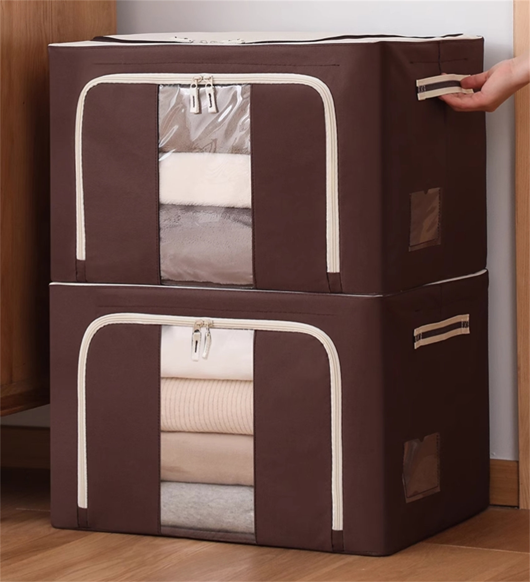 Latitude Run® Fabric Clothing Storage Box | Wayfair
