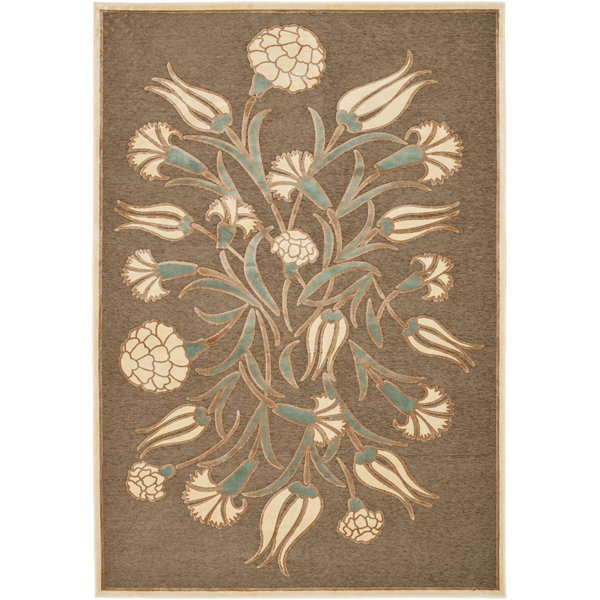 Martha Stewart Rugs Floral Arabesque Martha Stewart Performance Floral ...