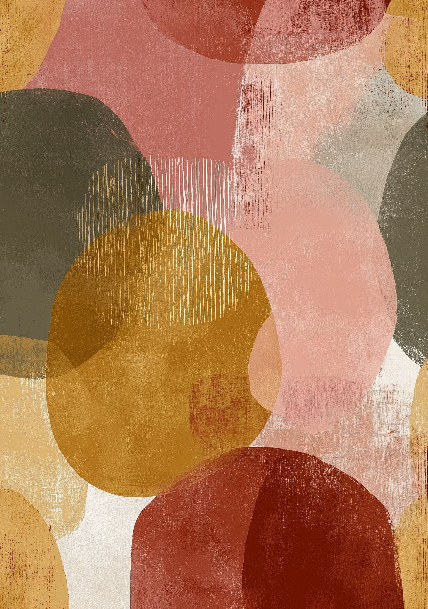 Ivy Bronx Abstract Wallpaper Geometric Modern Wall Decor - Wayfair Canada