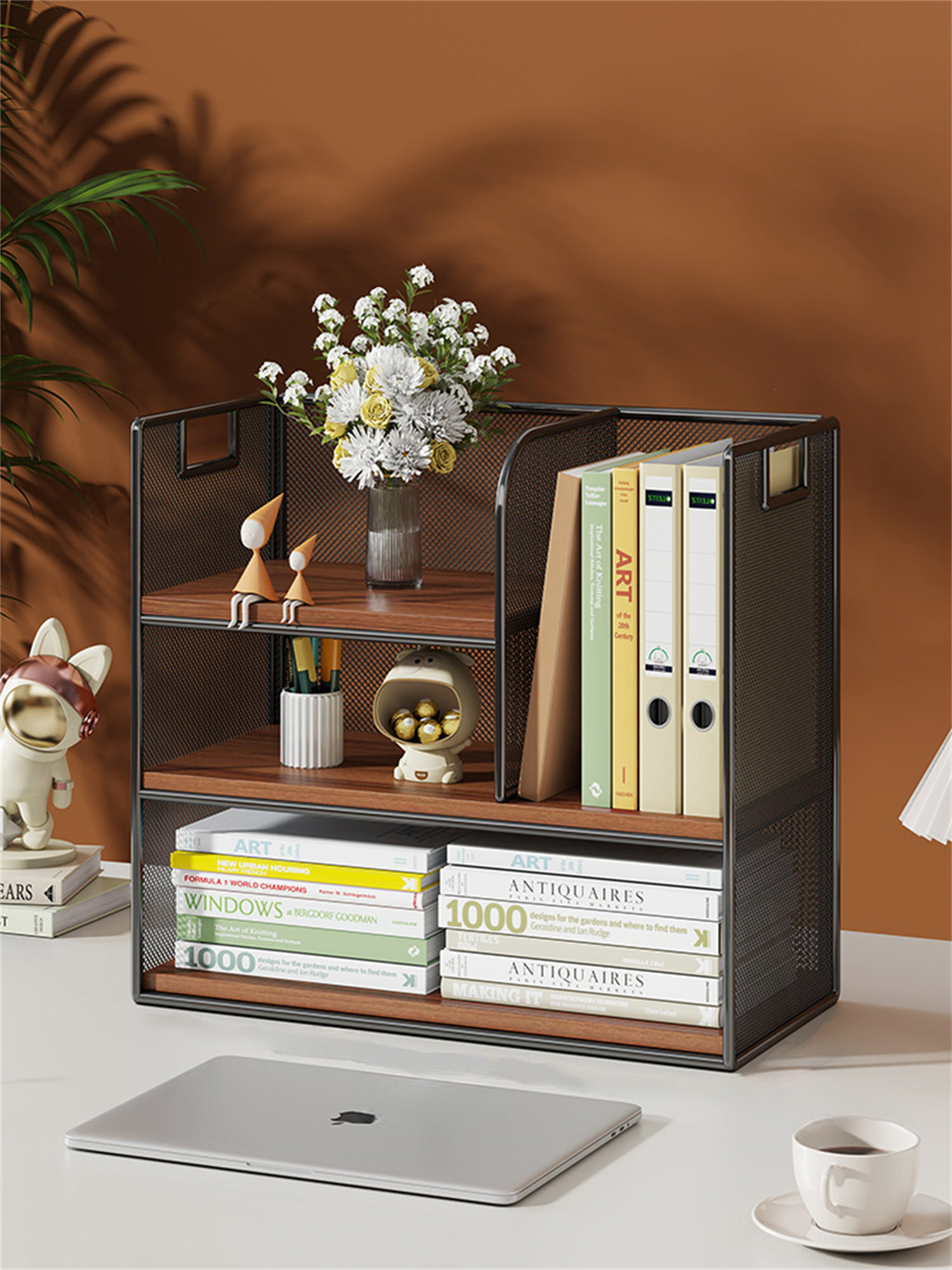 Inbox Zero Office Desk Organizer Shelf, Simple Desktop Document Storage ...