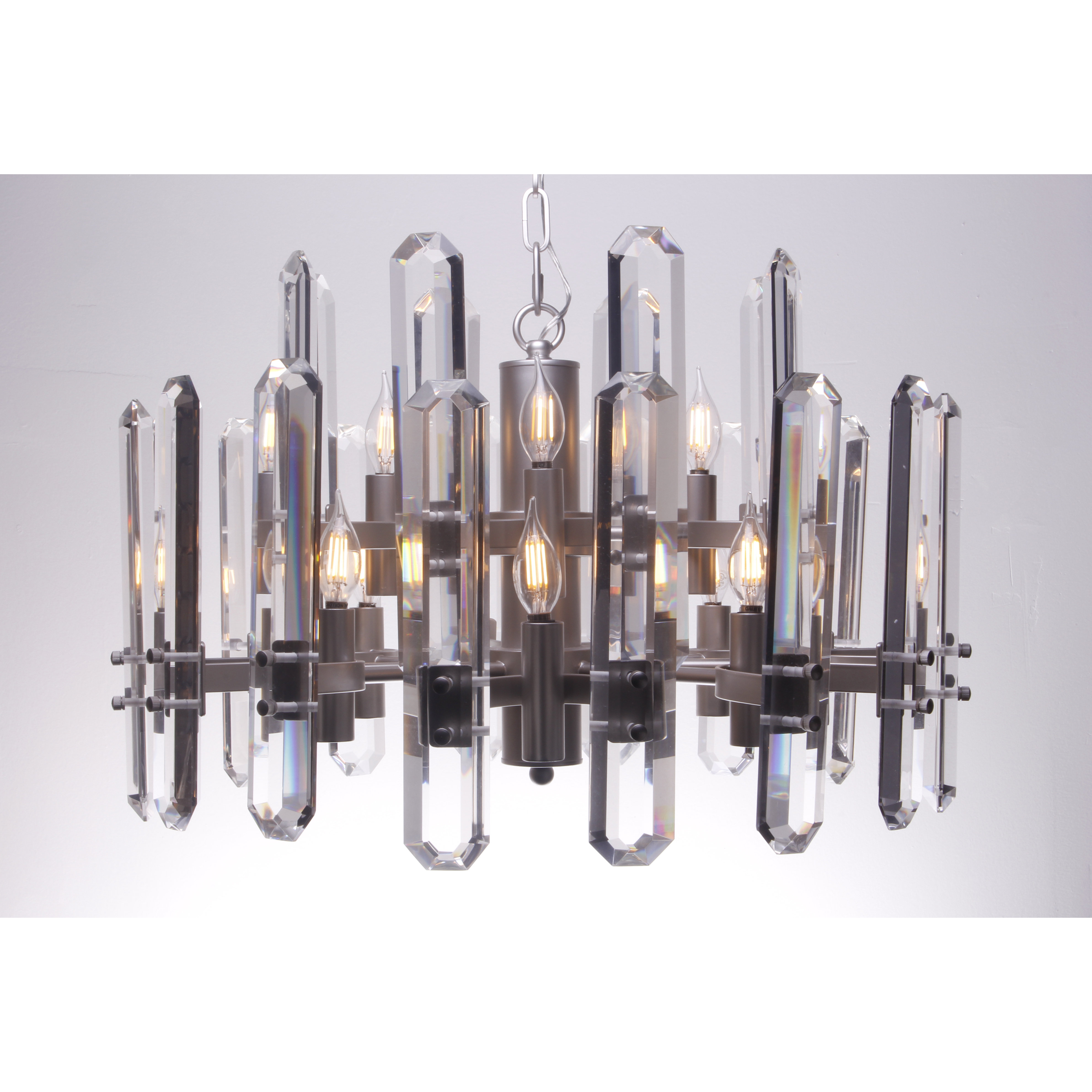 Everly Quinn 12 - Light Dimmable Tiered Chandelier | Wayfair