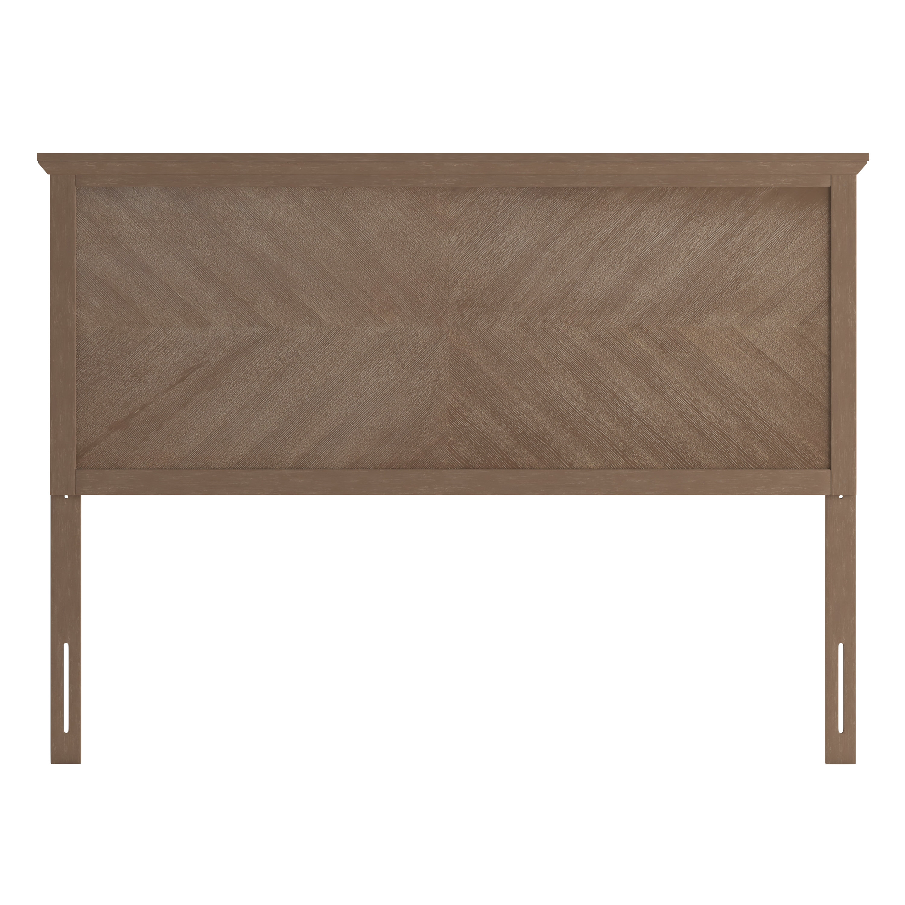 Red Barrel Studio® Culbert Herring Bone Solid Wood Adjustable Headboard ...