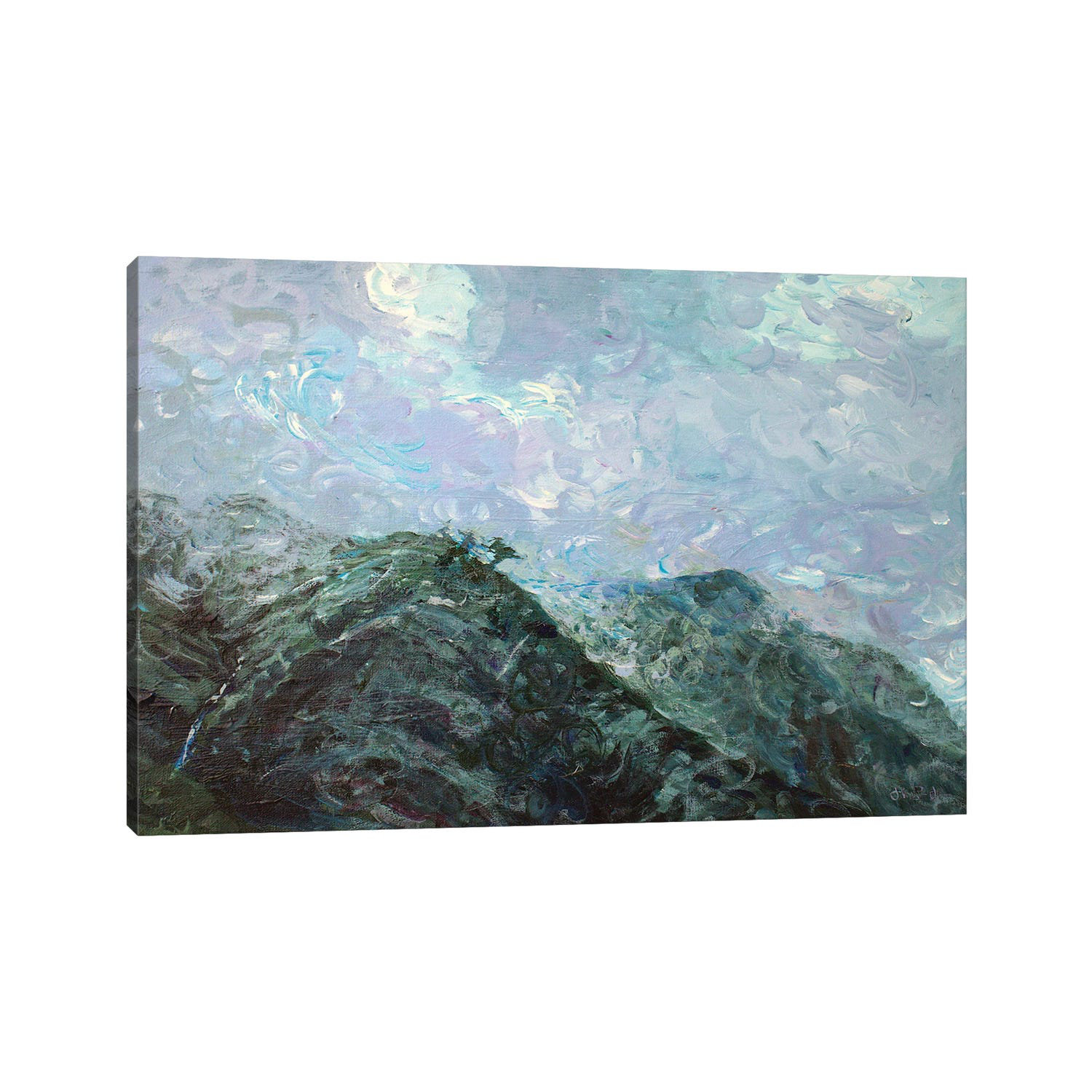 Alpen Home Liquid Darkness by Jeff Johnson - Wrapped Canvas Painting ...