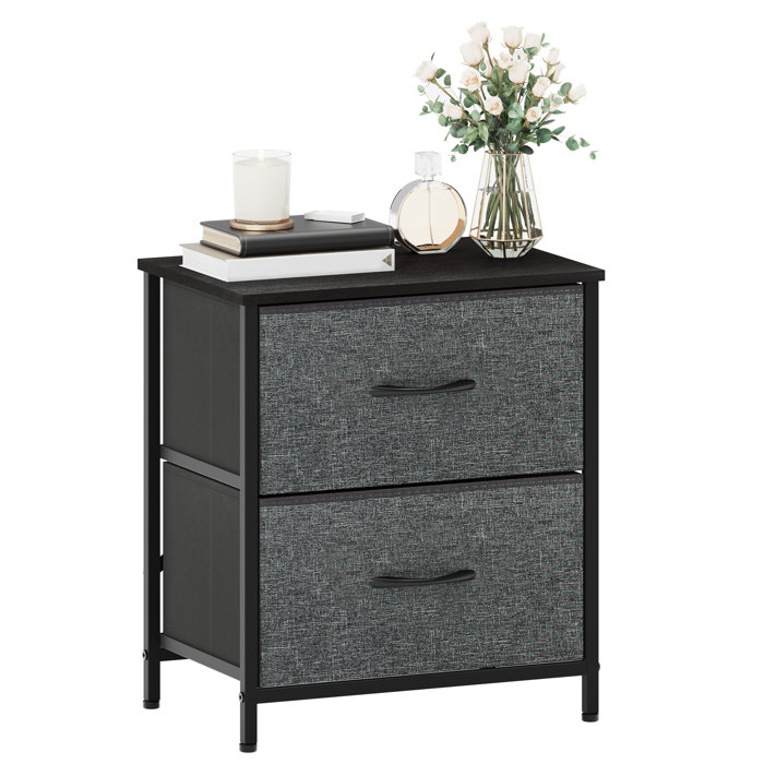Latitude Run® Grandison 2 Drawer Storage Drawer | Wayfair