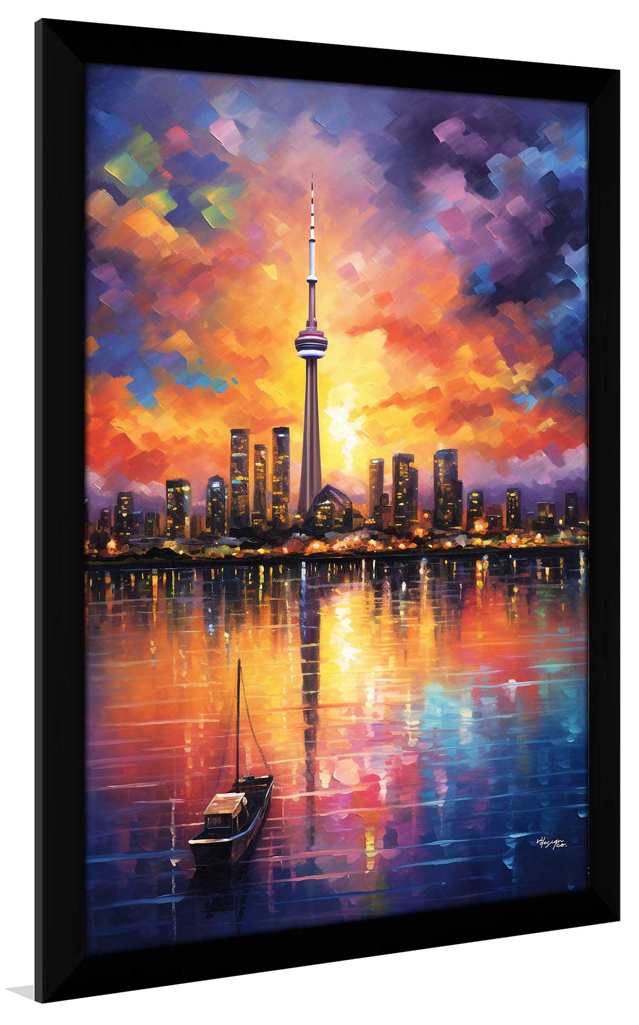 Wildon Home® "The CN Tower, Toronto, Ontario, Canada V4" By V2 Design ...