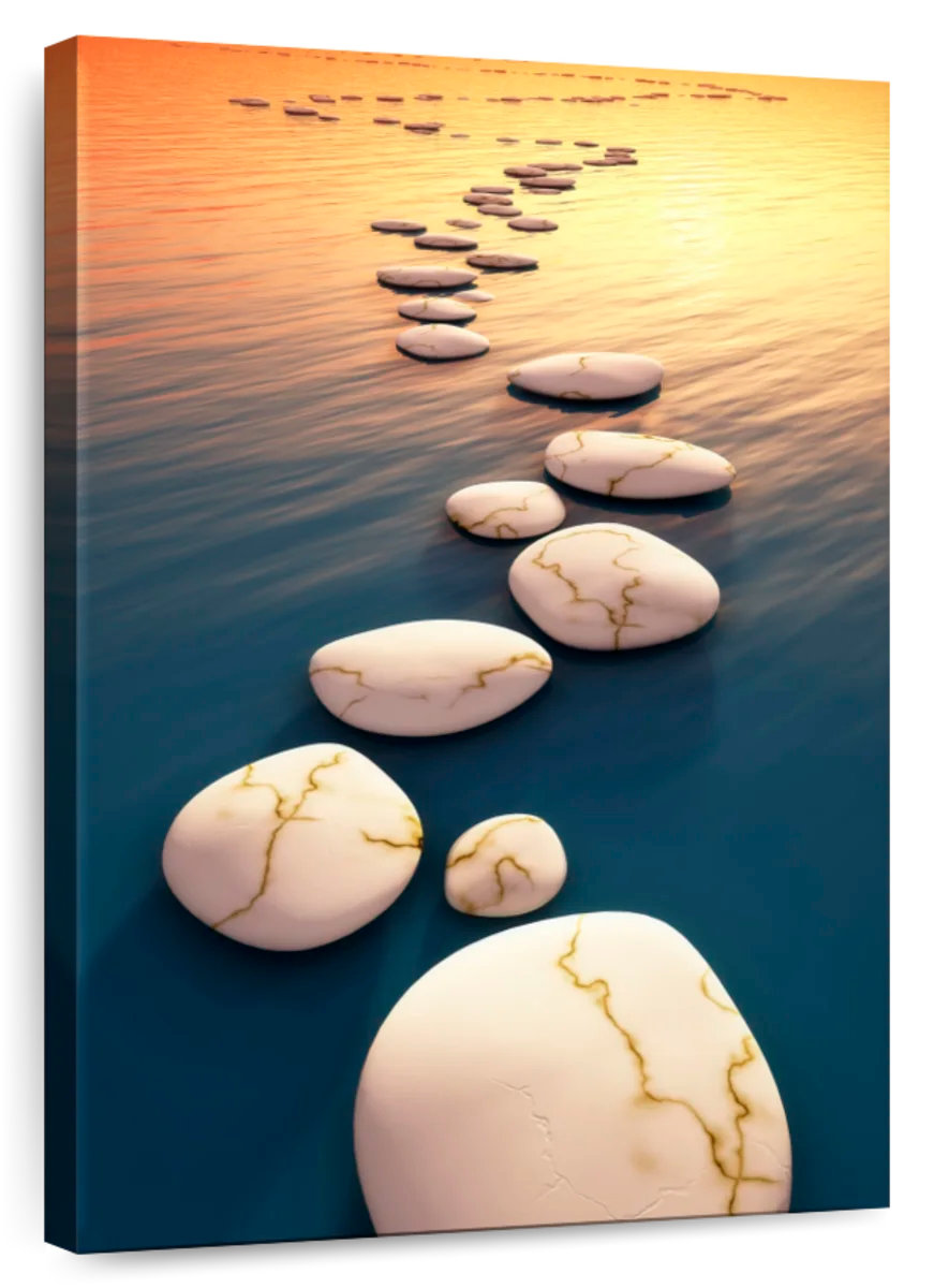 Bungalow Rose Kerrick White Stepping Stones | Wayfair