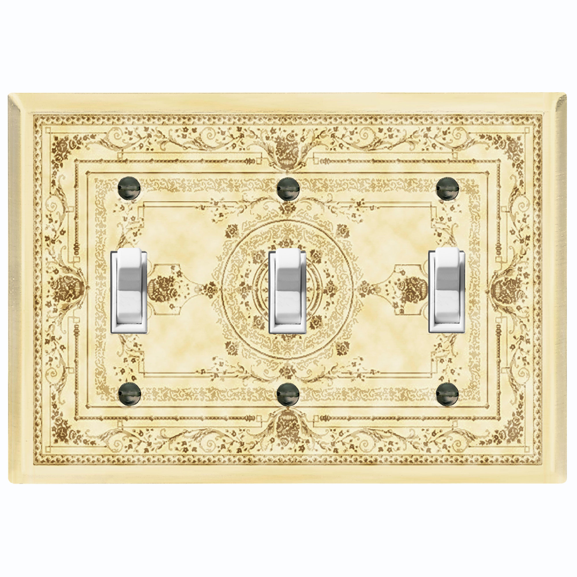 WorldAcc Elegant Beige Carpet Rug Print Nature Themed 3 - Gang Wall ...