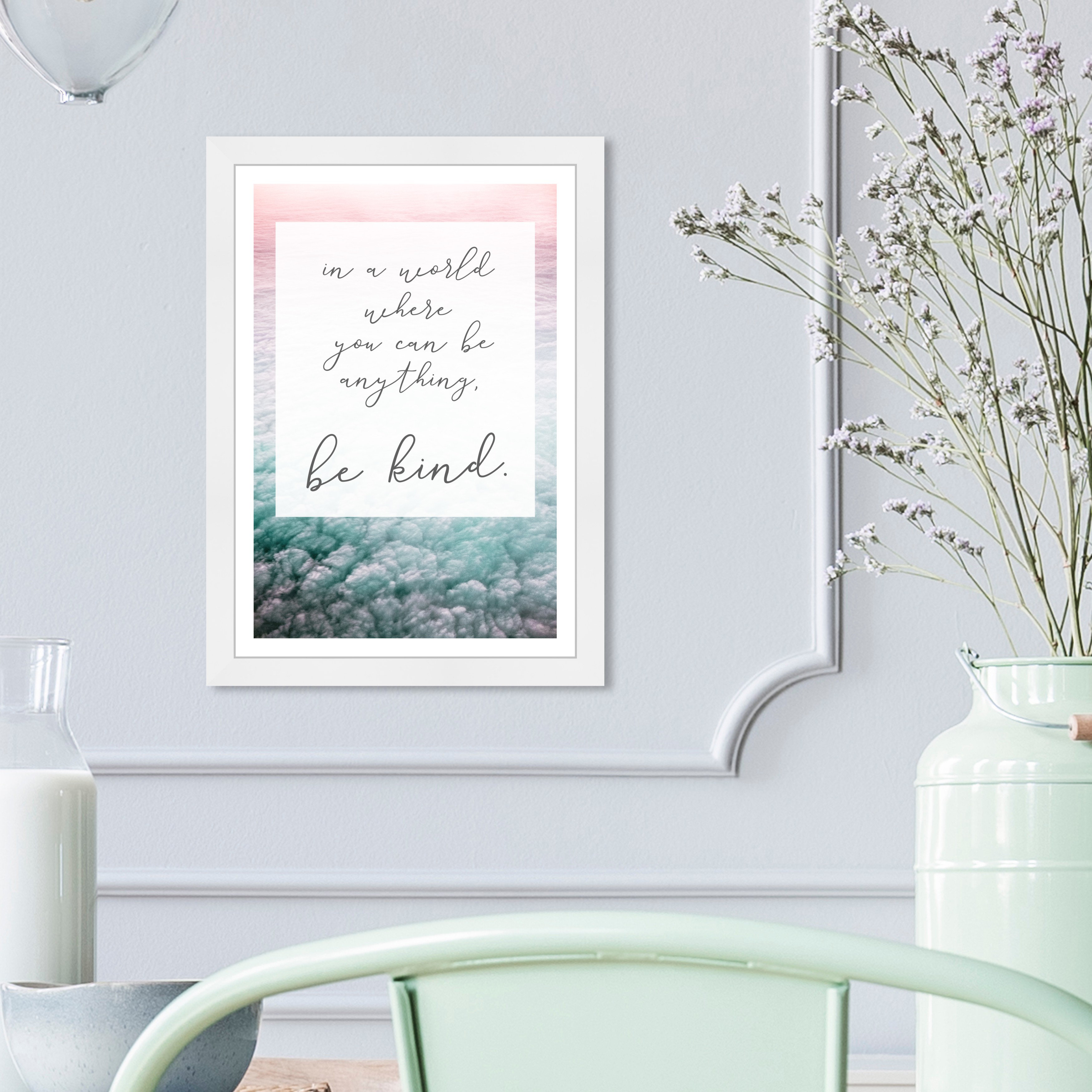 Trinx Be Anything Be Kind - Picture Frame Textual Art Print on Paper ...