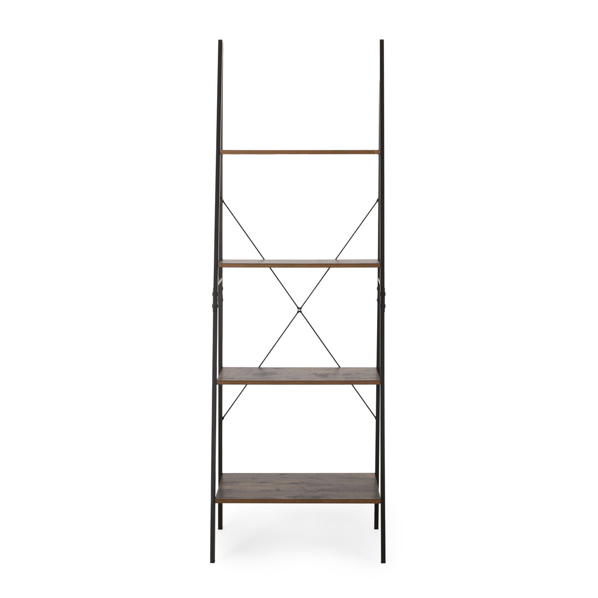 Rebrilliant 71.5" H x 23.6" W X 19.6" D Iron Ladder Bookcase & Reviews ...