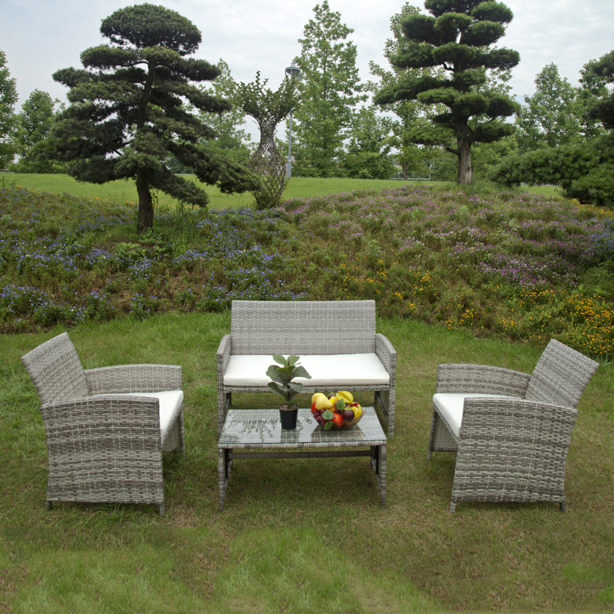 Winston Porter 4 - Person Outdoor Seating Group | Wayfair
