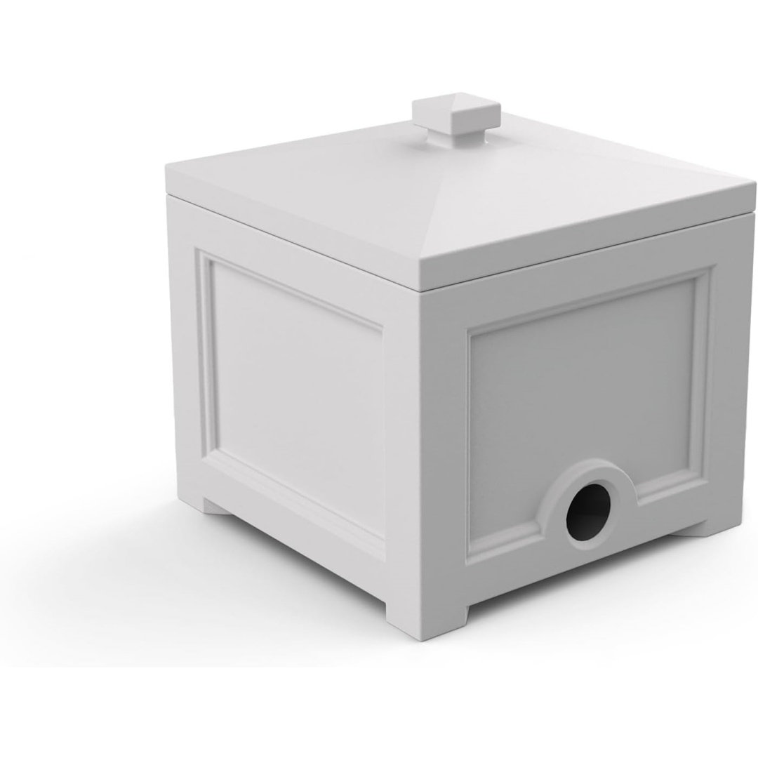 CUSTOM BUILT-IN VACUUM SYSTEMS Garden Hose White Storage Bin | Wayfair