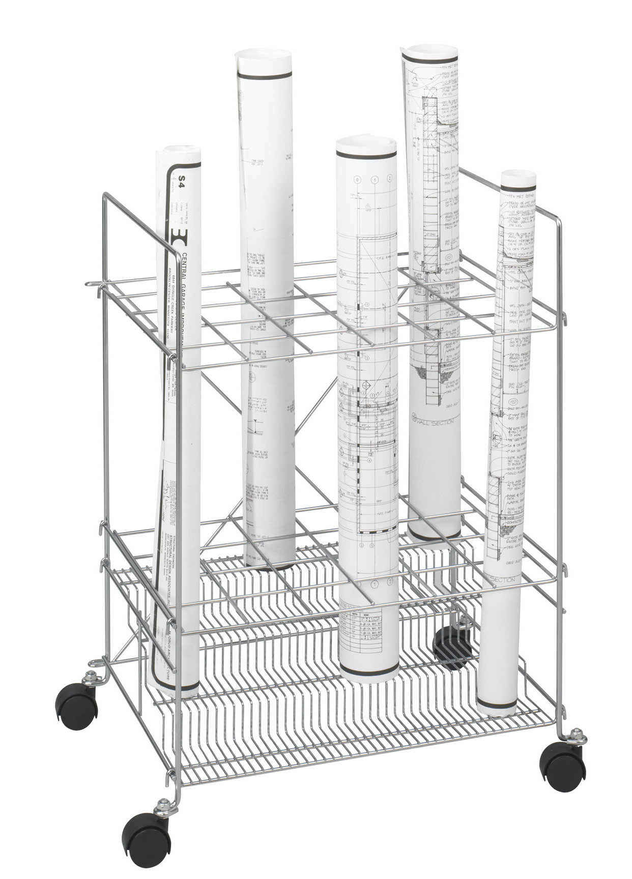 Safco Products Company Wire Roll File Filing Cart - Wayfair Canada