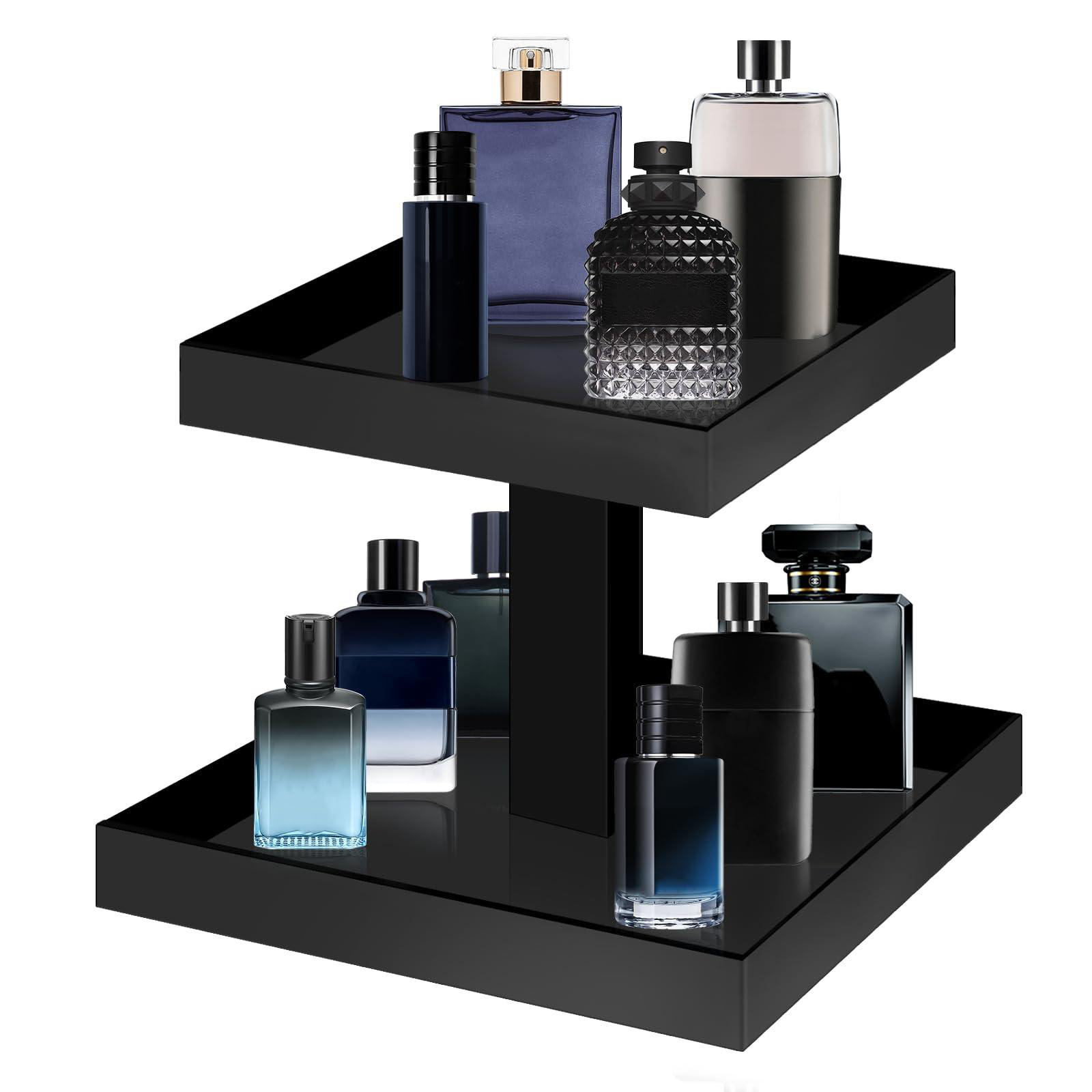 Hokku Designs Perfume Organizer For Men Acrylic Cologne Rack Organizer ...