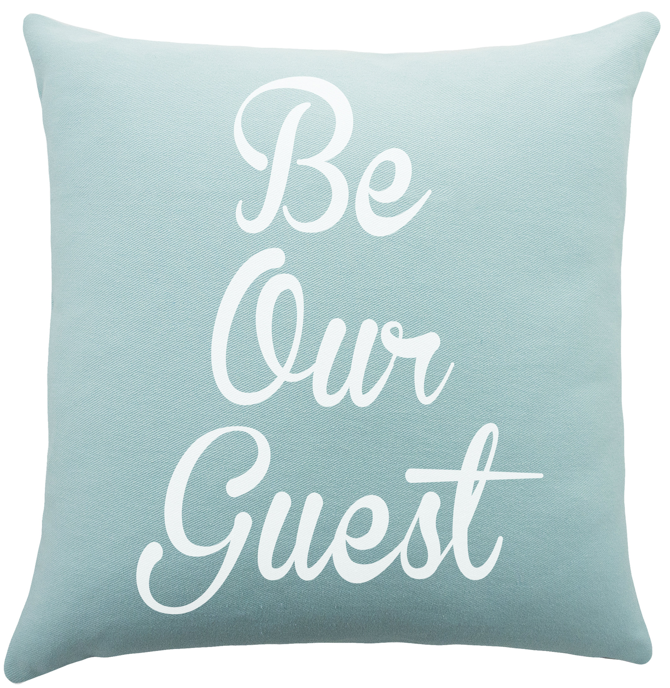TheWatsonShop Be Our Guest Cotton Throw Pillow | Wayfair