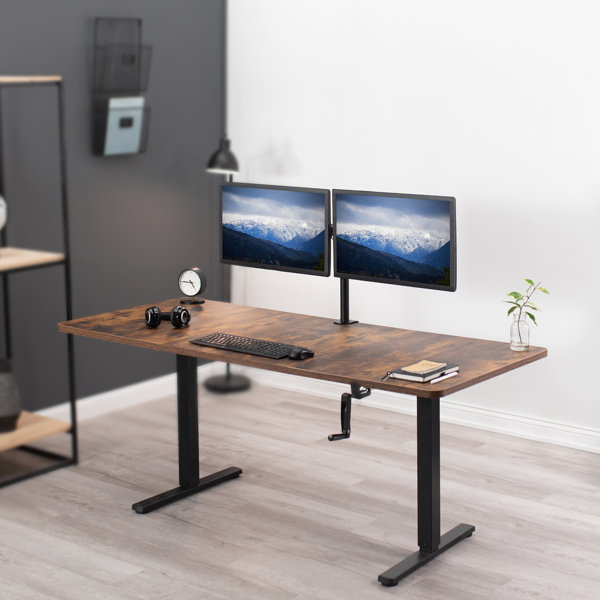 VIvo Adjustable Metal Base Standing Desk | Wayfair