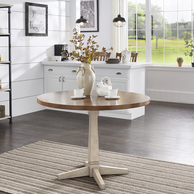 Three Posts™ Fortville Round Dining Table & Reviews | Wayfair