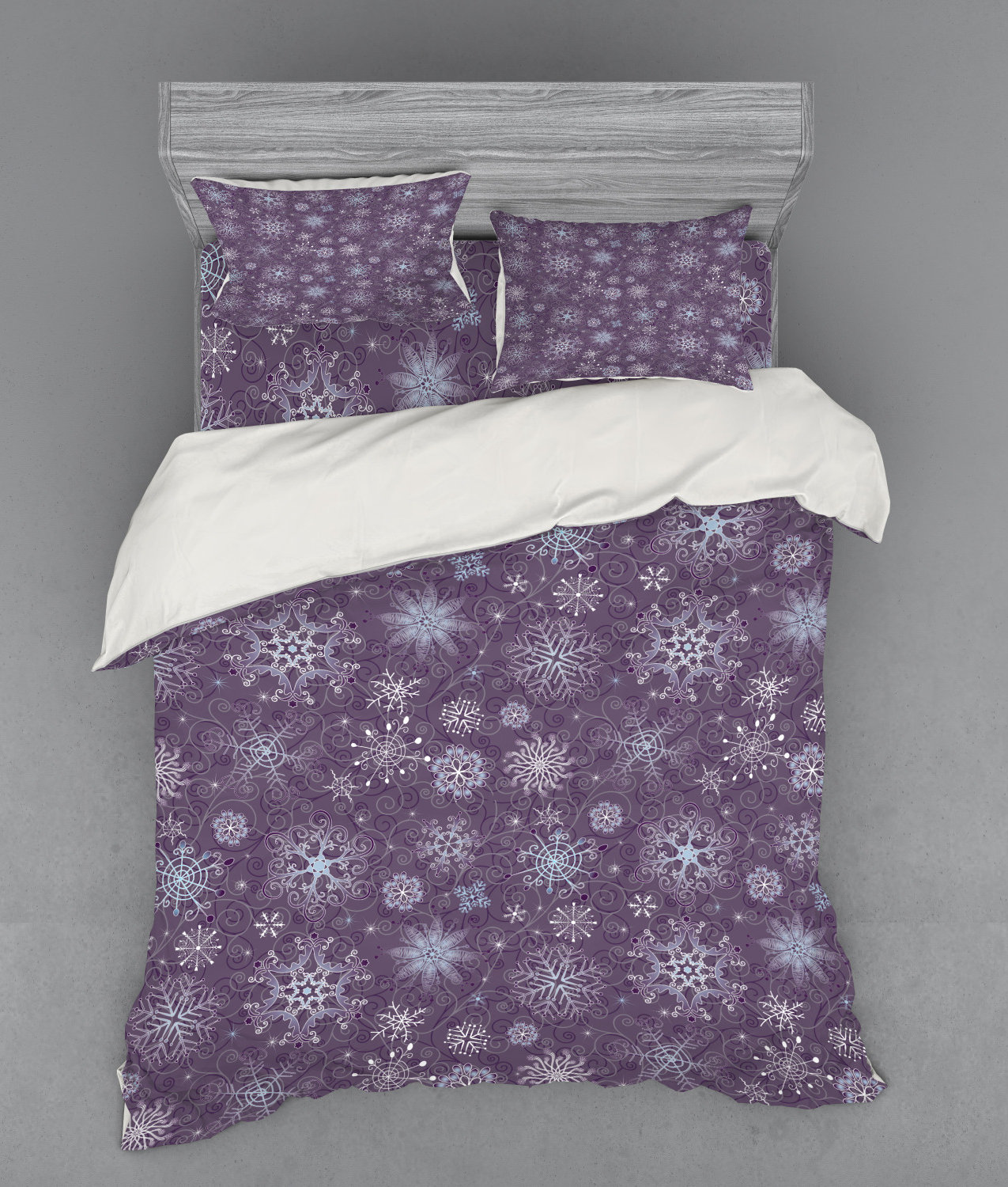 Ambesonne Purple Microfiber Traditional Duvet Cover Set | Wayfair