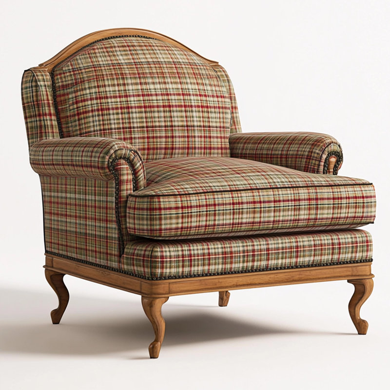 Alcott Hill® Classic Scottish Tartan Armchair | Wayfair