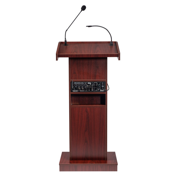 Oklahoma Sound Oklahoma Sound® Orator Lectern with Wireless Handheld ...