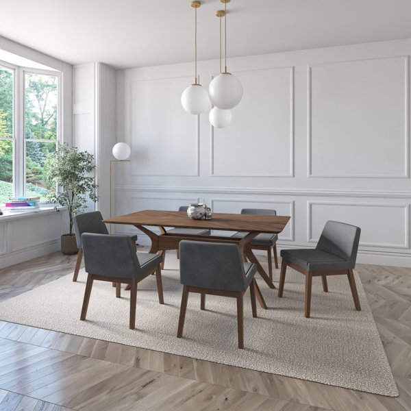 George Oliver Brett Indoor Wood Dining Set | Wayfair