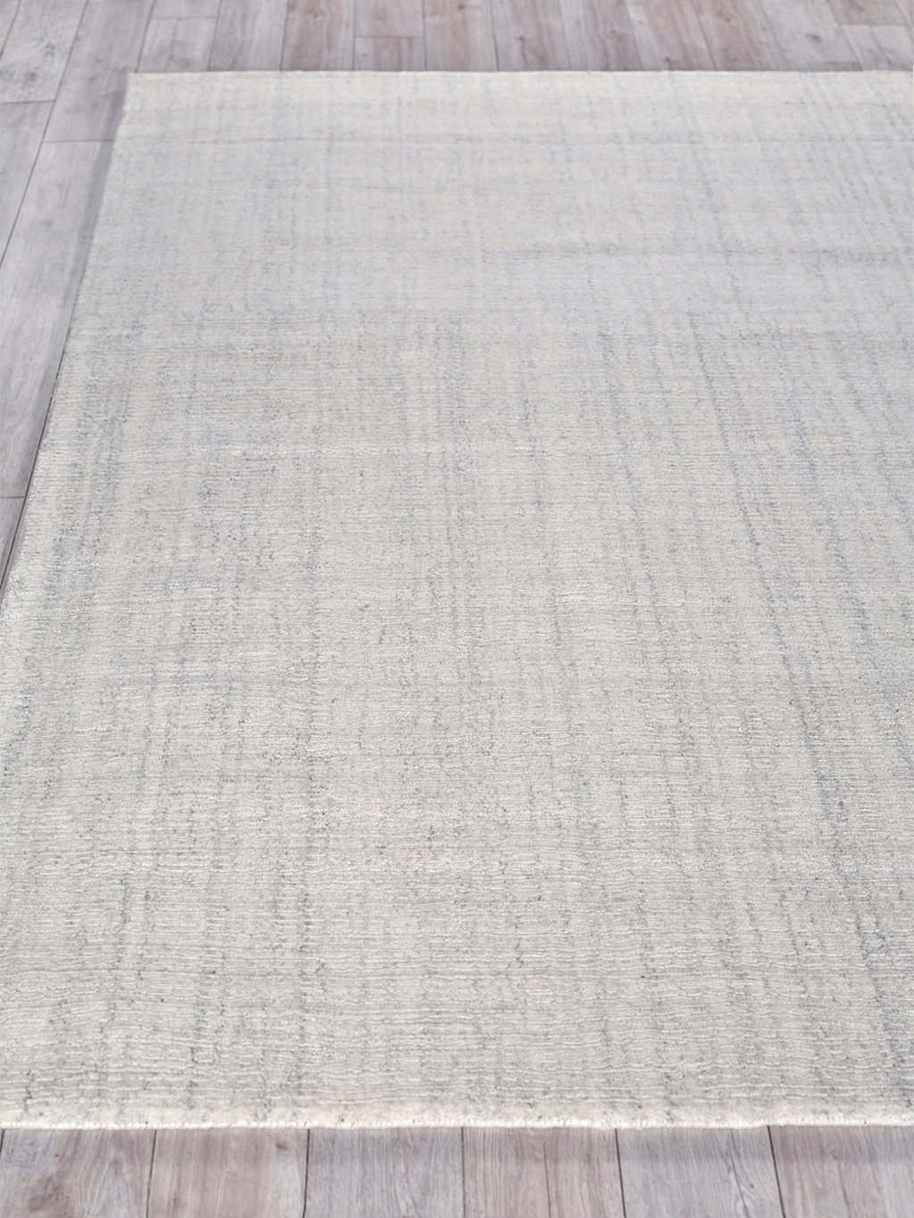 Exquisite Rugs Alpine Handmade Handloomed New Zealand Wool Ivory/Ivory ...