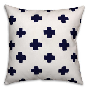 Designs Direct Creative Group Swiss Cross Square Pillow Cover & Insert ...