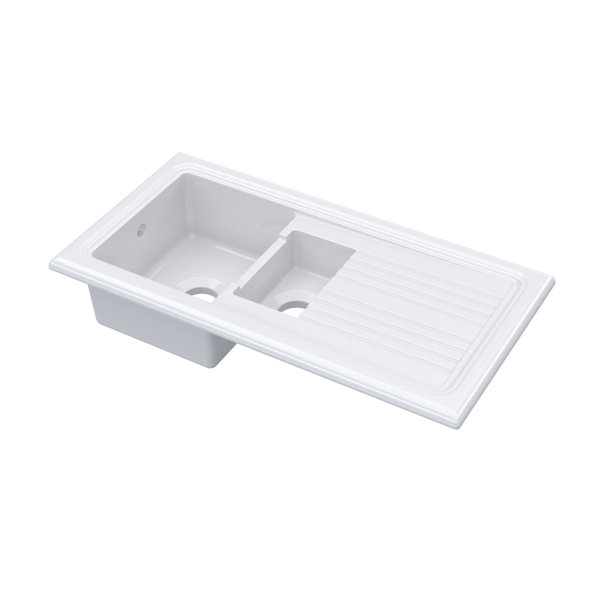 Nuie 1.5 Bowl Farmhouse/Apron Kitchen Sink | Wayfair.co.uk