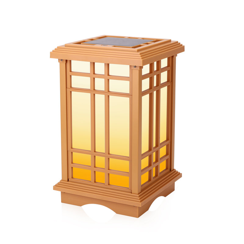 Techko Solar Classic Zen Three LED Outdoor Lanterns Japanese Style (3 ...