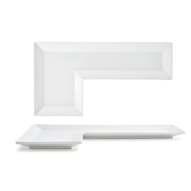 Front Of The House Kyoto Puzzle 13" Dinner Plate | Wayfair