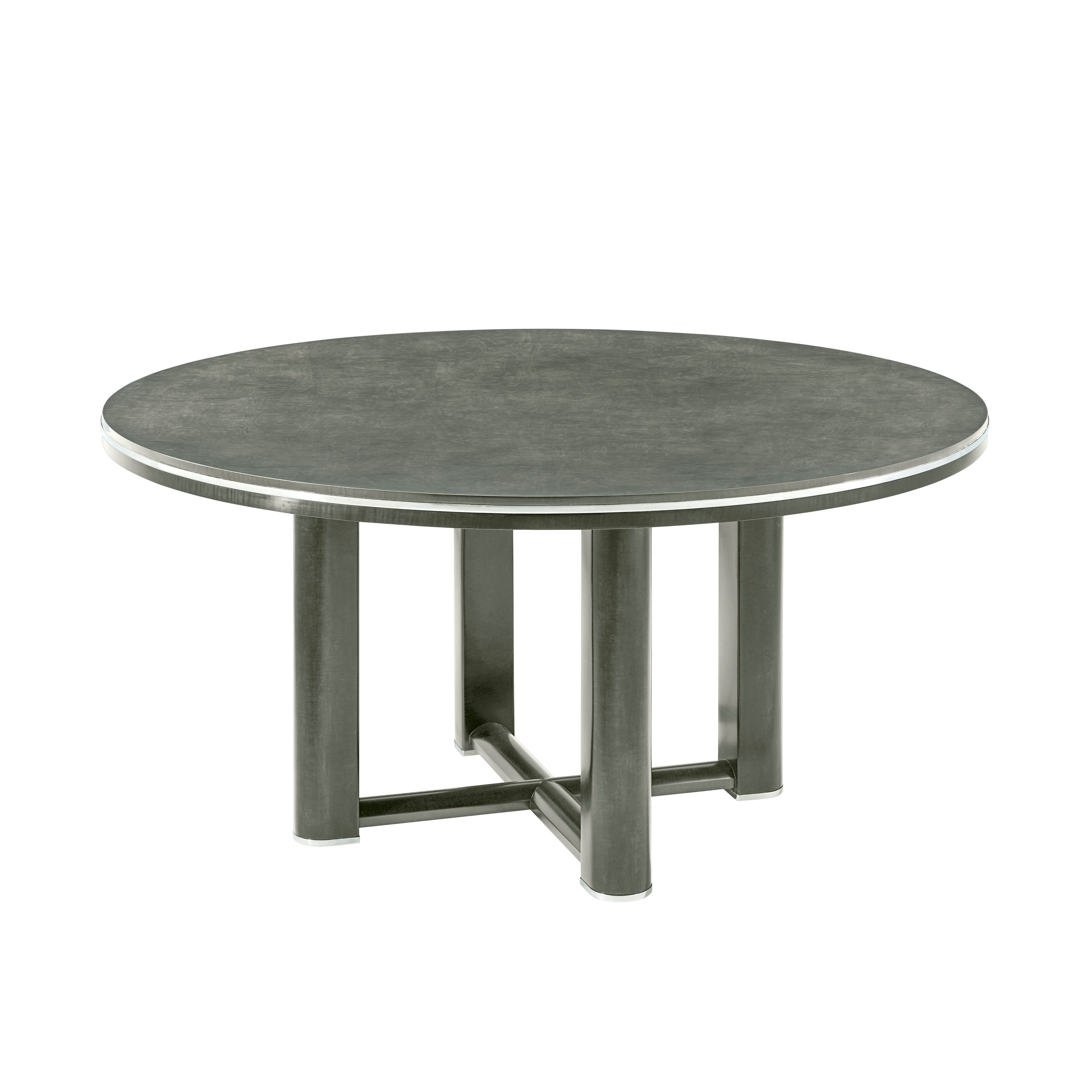 Theodore Alexander Hudson Round 60" Dining Table | Wayfair
