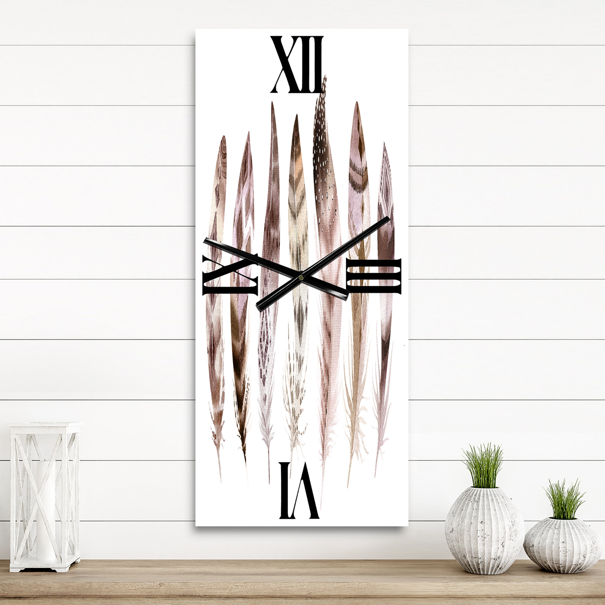 East Urban Home Colourful Boho Feather Set X - Bohemian & Eclectic Wall ...