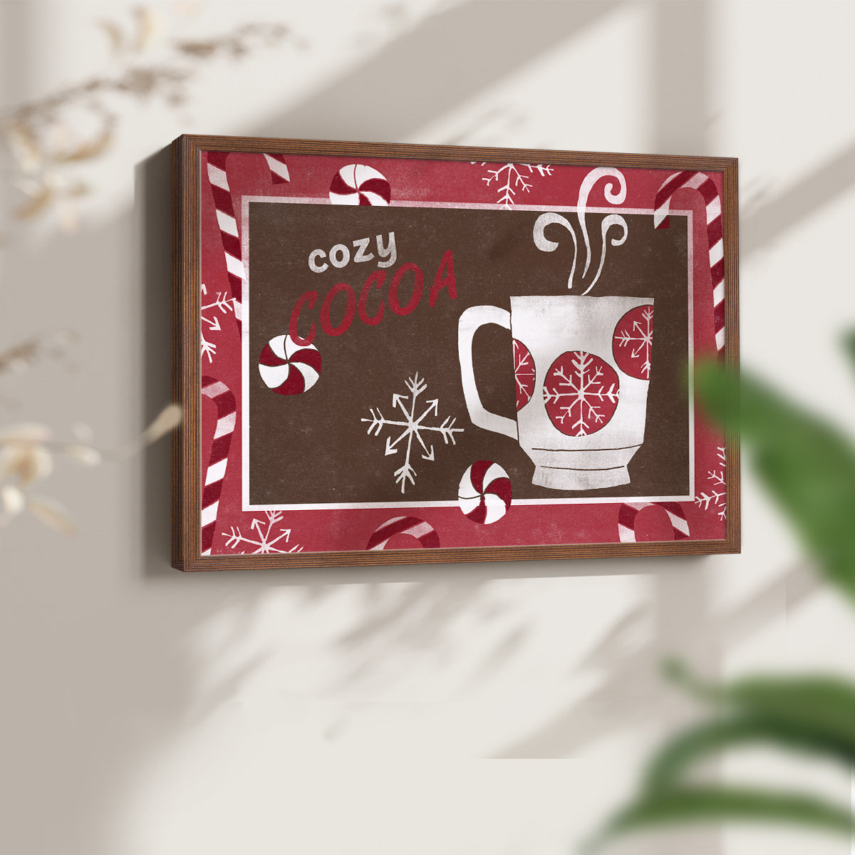 The Holiday Aisle® Cozy Cocoa Christmas Collection A -Framed Print ...