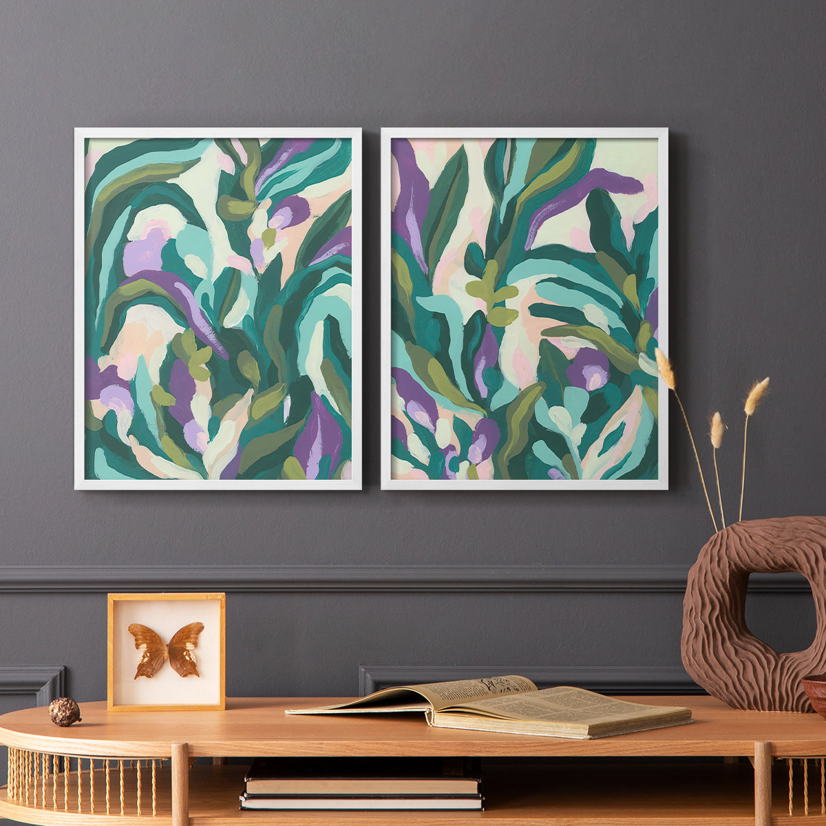 Wexford Home Jungle Wave I-Premium Framed Print -Ready to Hang - No ...