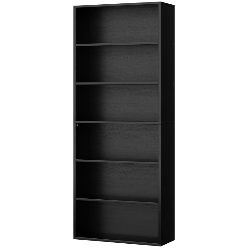 Latitude Run® 6-Tier Open Bookcase, 70.6" Tall Book Shelf For Home ...