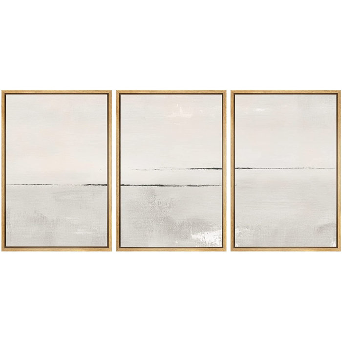 SIGNLEADER Modern Large Duotone Pastel Minimalist Landscape Subtle Wall ...