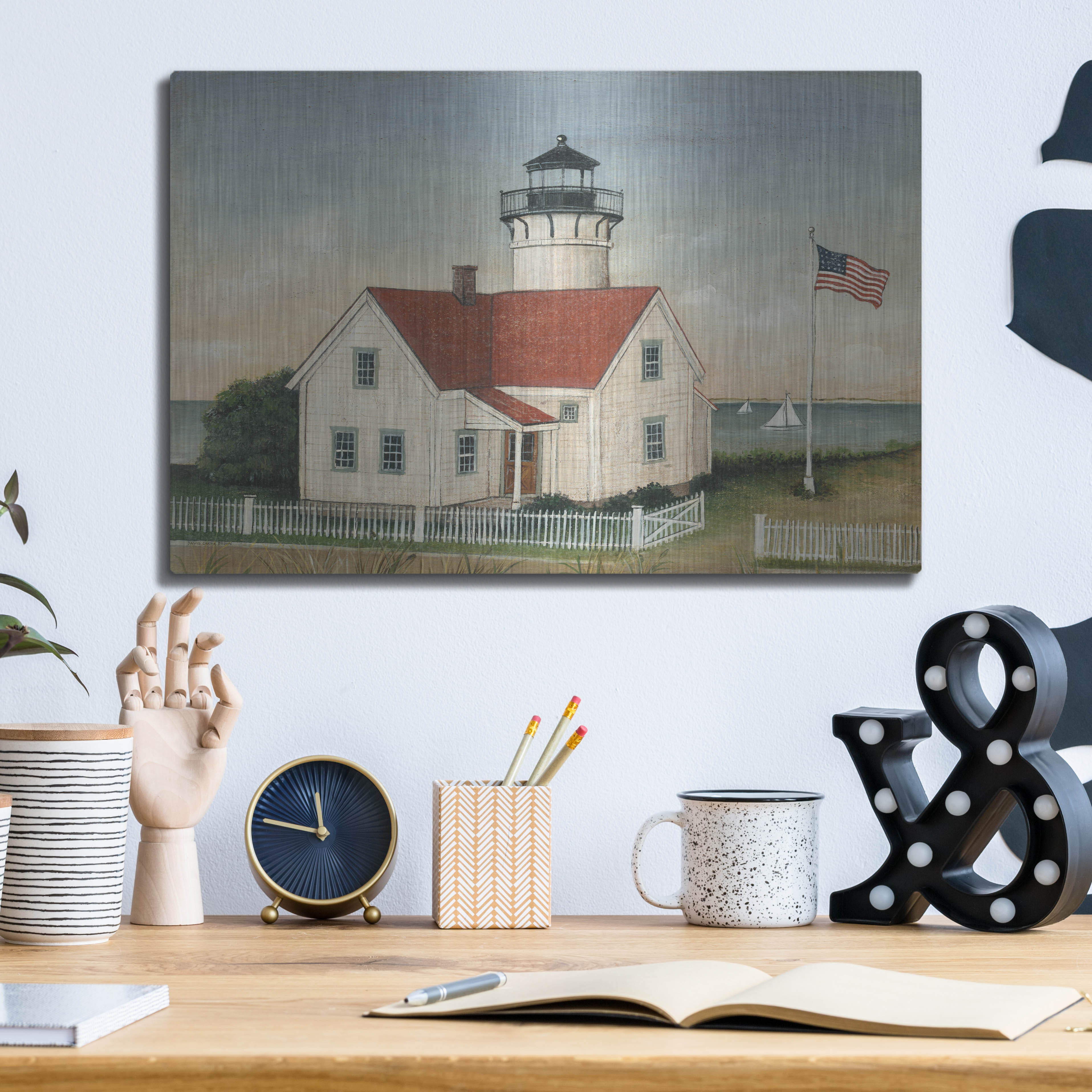 Breakwater Bay 'Lighthouse Keepers Home' by David Carter Brown Metal ...