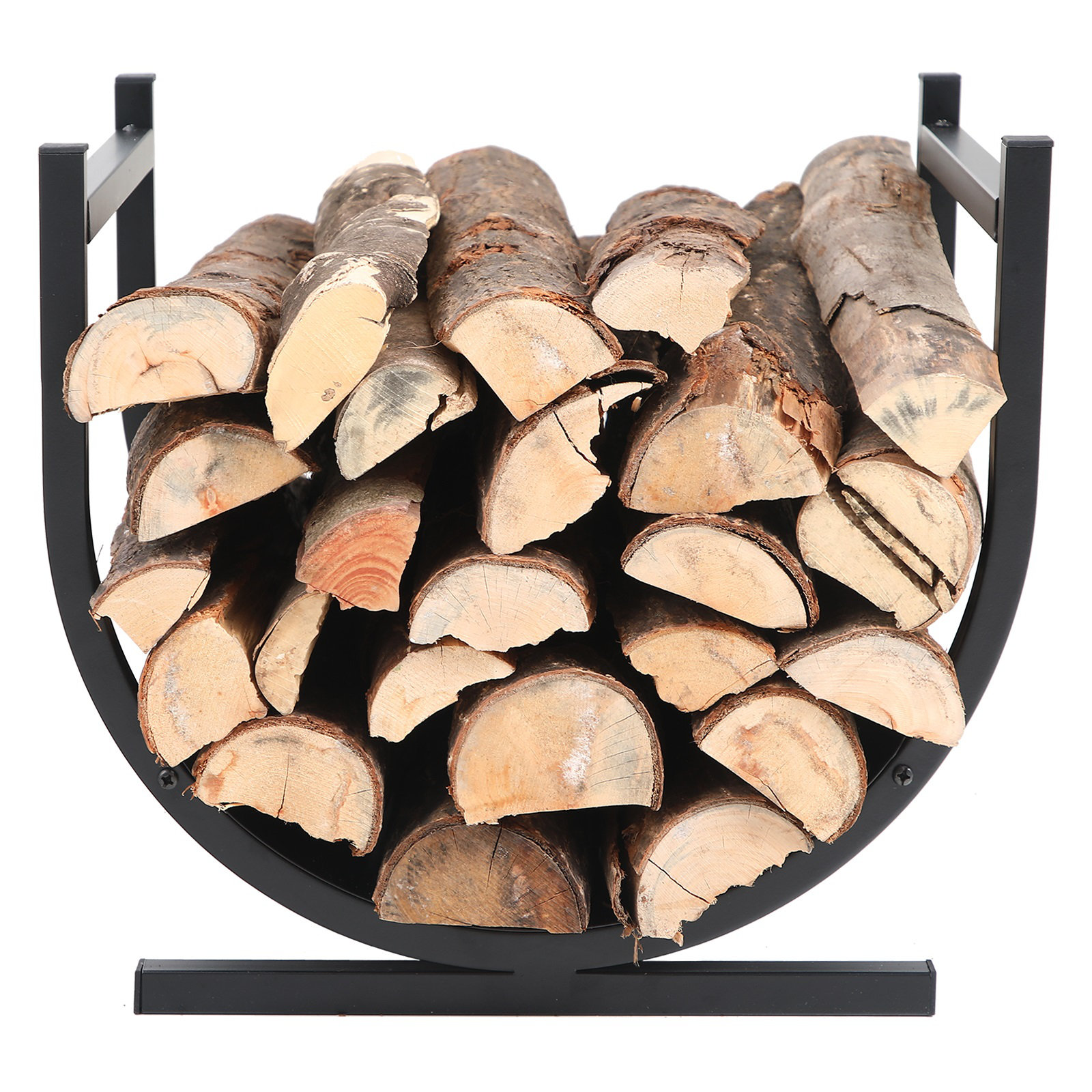 Arlmont & Co. Jessop Decorative Indoor/Outdoor Firewood Log Rack ...
