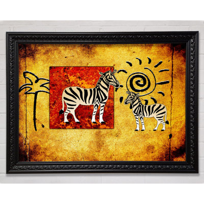 Bright Star African Tribal Art 22 - Single Picture Frame Art Prints ...