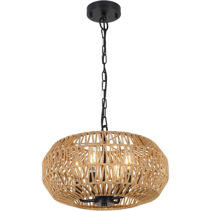 Bayou Breeze Burlene 4 - Light Chandelier | Wayfair