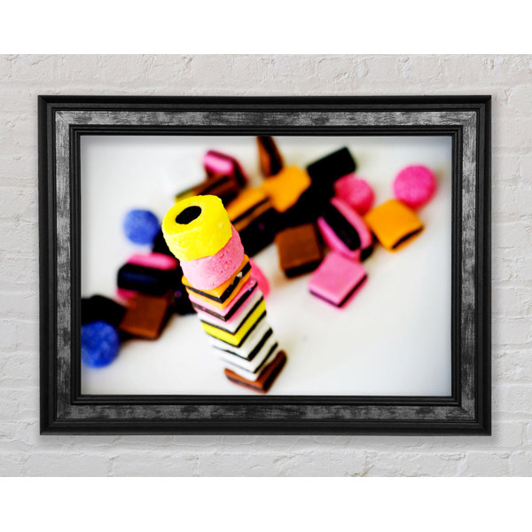 Bright Star Liquorice Allsorts Stack - Single Picture Frame Art Prints ...